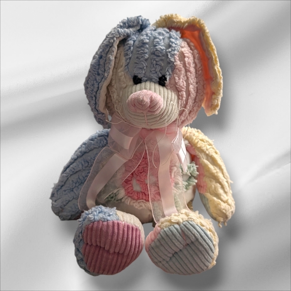 Fine Toy Co | Toys | Vintage Baby Pastel Color 2 Corduroy Plush Rabbit ...